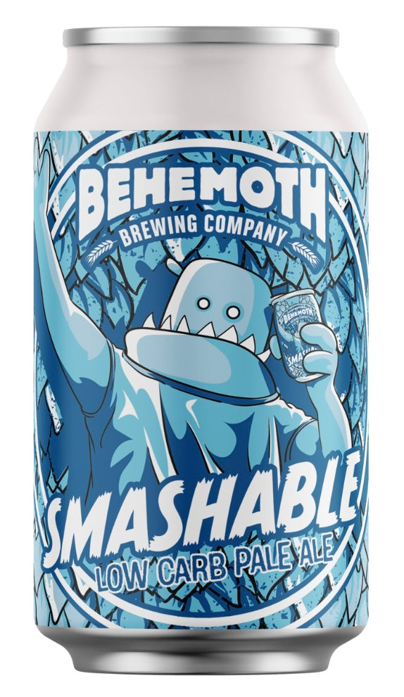 Smashable Low Carb Pale Ale - 330ml 4.2% ABV – Behemoth Brewing